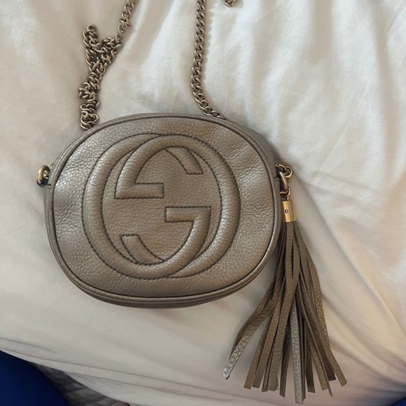 Gucci | Bags | Gucci Gold Soho Mini | Poshmark